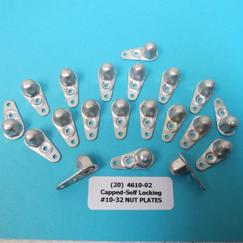 (20) Capped #10-32 One Lug Anchor Nutplates with Flex-Lock Nut Aircraft ...