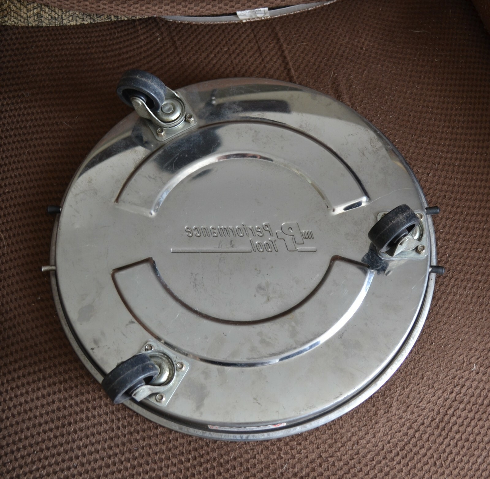 PT Performance Tool Shop Dolly Oil Change Bucket Roller Buggy Stainless ...