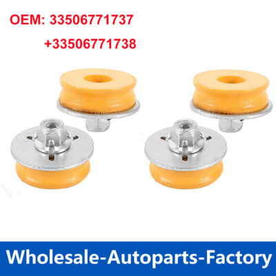 4PCS Rear Shock Mounts Set Lower and Upper For BMW E90 E92 E82 E87 M3 ...