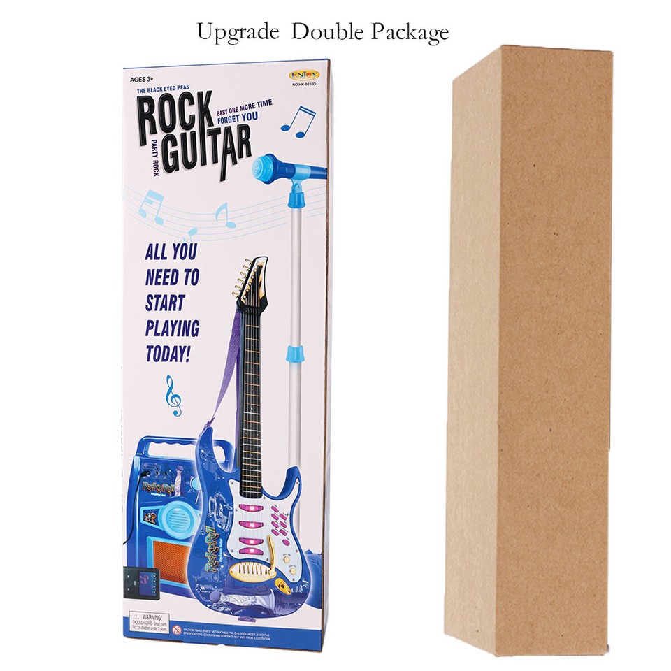 Kids Karaoke Electric Guitar Set MP3 Player Learning Toys Microphone ...