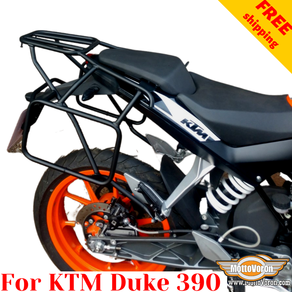 For KTM 390 Duke Luggage rack system KTM Duke 390 Pannier racks for ...