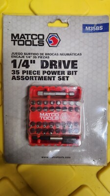 New Matco Tools 1/4” Hex 35 Piece Power Bit Set - M35BS | eBay