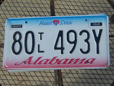 80 493 Y = 1997 Madison County Alabama License plate ** Bar Mancave Art ...