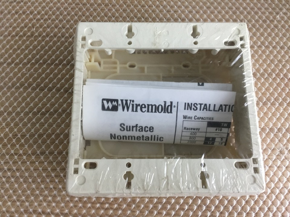 WIREMOLD 2348-2 2 GAND DEEP DEVICE BOX | eBay