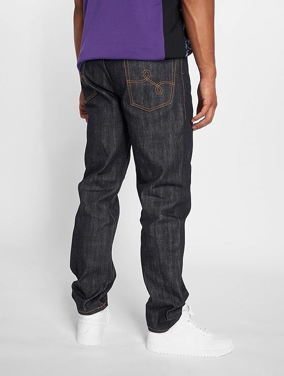 Lifted Research Group LRG Mens Raw Indigo True Straight Jeans Denim ...