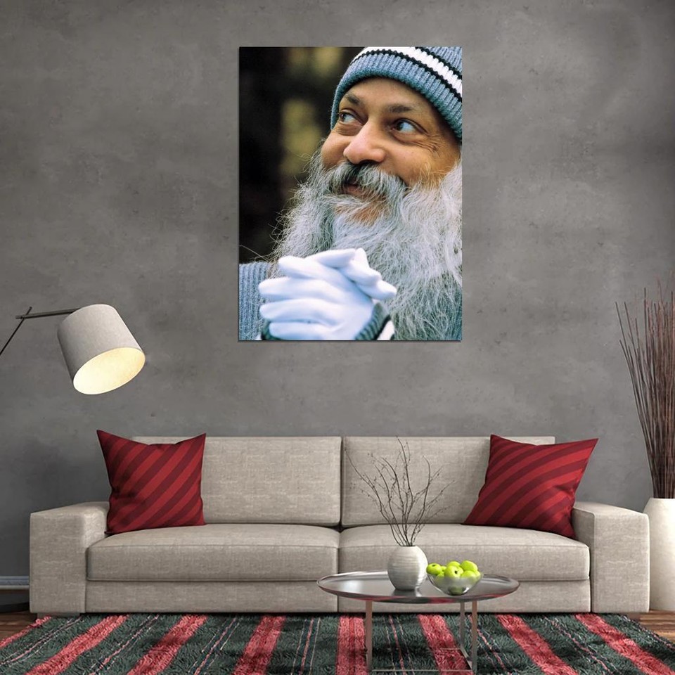 V5949 Osho Acharya Rajneesh Indian Guru Portrait Decor WALL POSTER ...