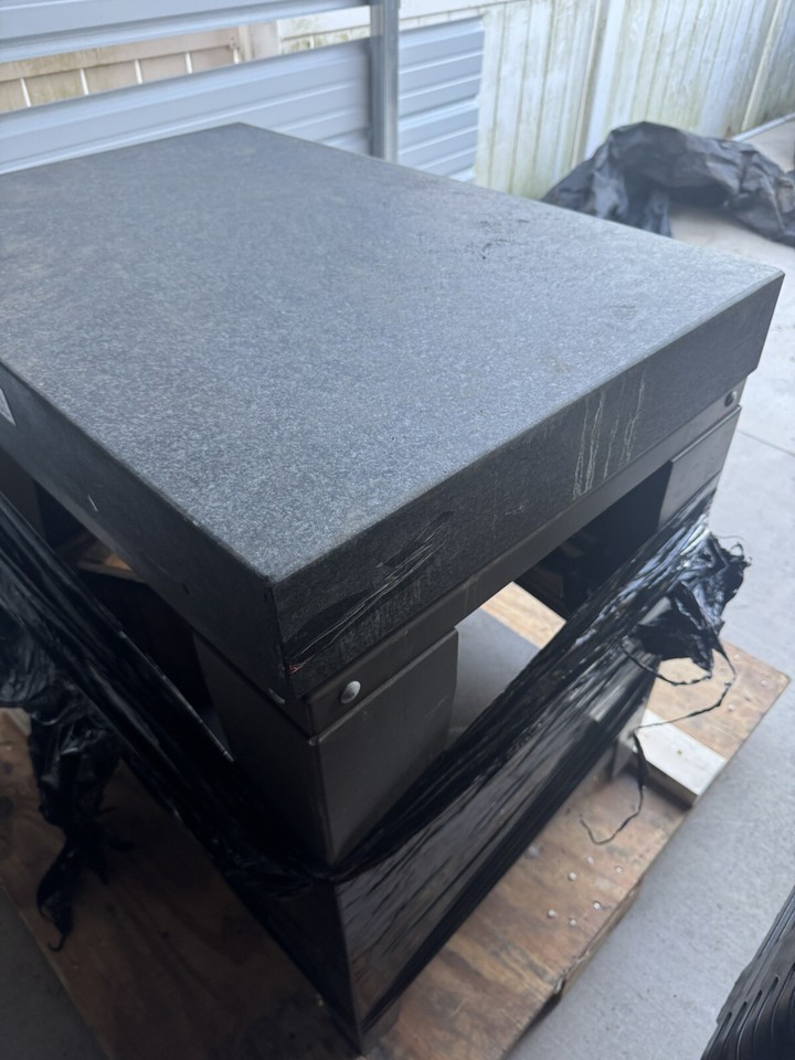 Starrett Granite Surface Table Plate 36 X 24 X 4 1/4 Grade A w/ Heavy ...
