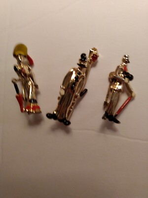 set of old fashion people pins | eBay