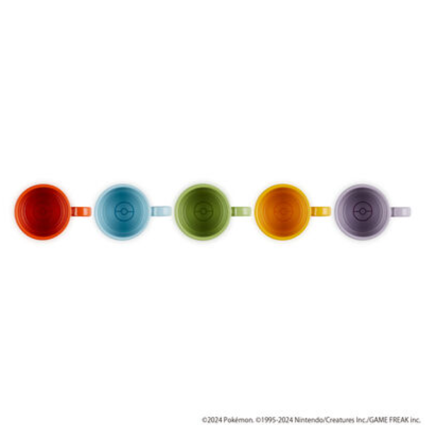 Le Creuset Pokemon Collection Stacking Mug Set of 5 Tea Cup Limited New ...