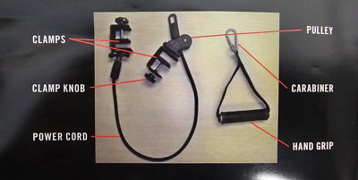 Body By Jake Quick Pump Arm Workout Bicep Curl Curling Resistance Band ...