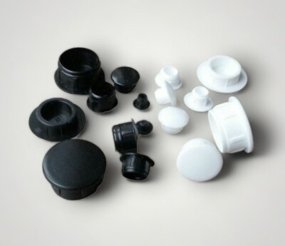 Hole Plugs Plastic Blanking Masking Finishing Inserts / Black or White ...