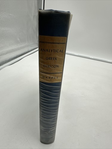 1957 ANALYTICAL GREEK LEXICON OF EACH WORD IN SCRIPTURE Plastic Cover ...