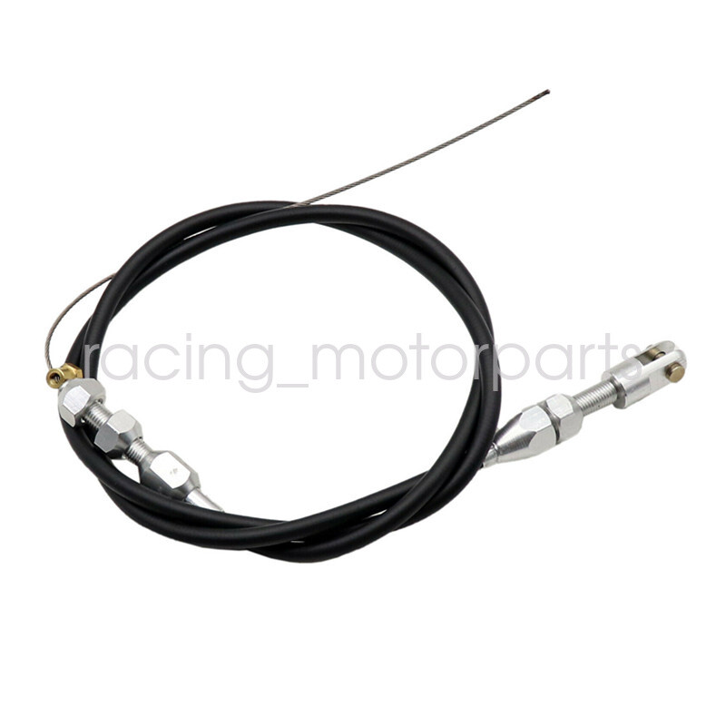 For Holley Hi-Ram Throttle Cable Black Bracket W/New 36" Throttle Cable ...