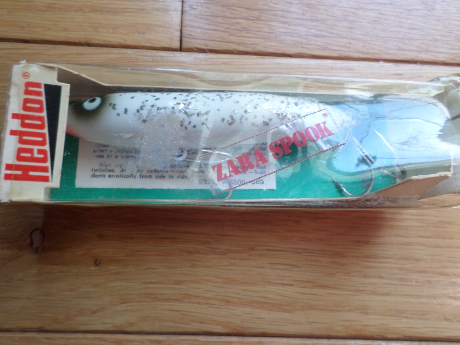 Vintage Heddon Nose Tie Zara Spook SS Silver Flash Heavy Duty Hardware ...