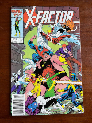 X-FACTOR # 9 FINE MARVEL COMICS 1986 CYCLOPS ICEMAN MARVEL GIRL ...