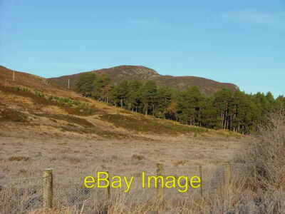 Photo 6x4 Moorland and Scots Pine Etteridge The Pine trees surround ...