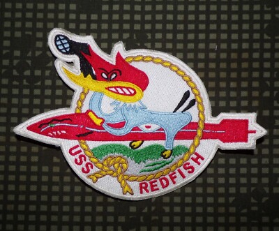 US Navy USS Redfish SS 395 Submarine Embroidered Full Color Patch | eBay