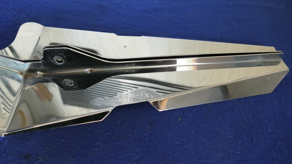 Genuine Harley Softail Fatboy FL Fork Mounted Chrome Wind Deflectors ...