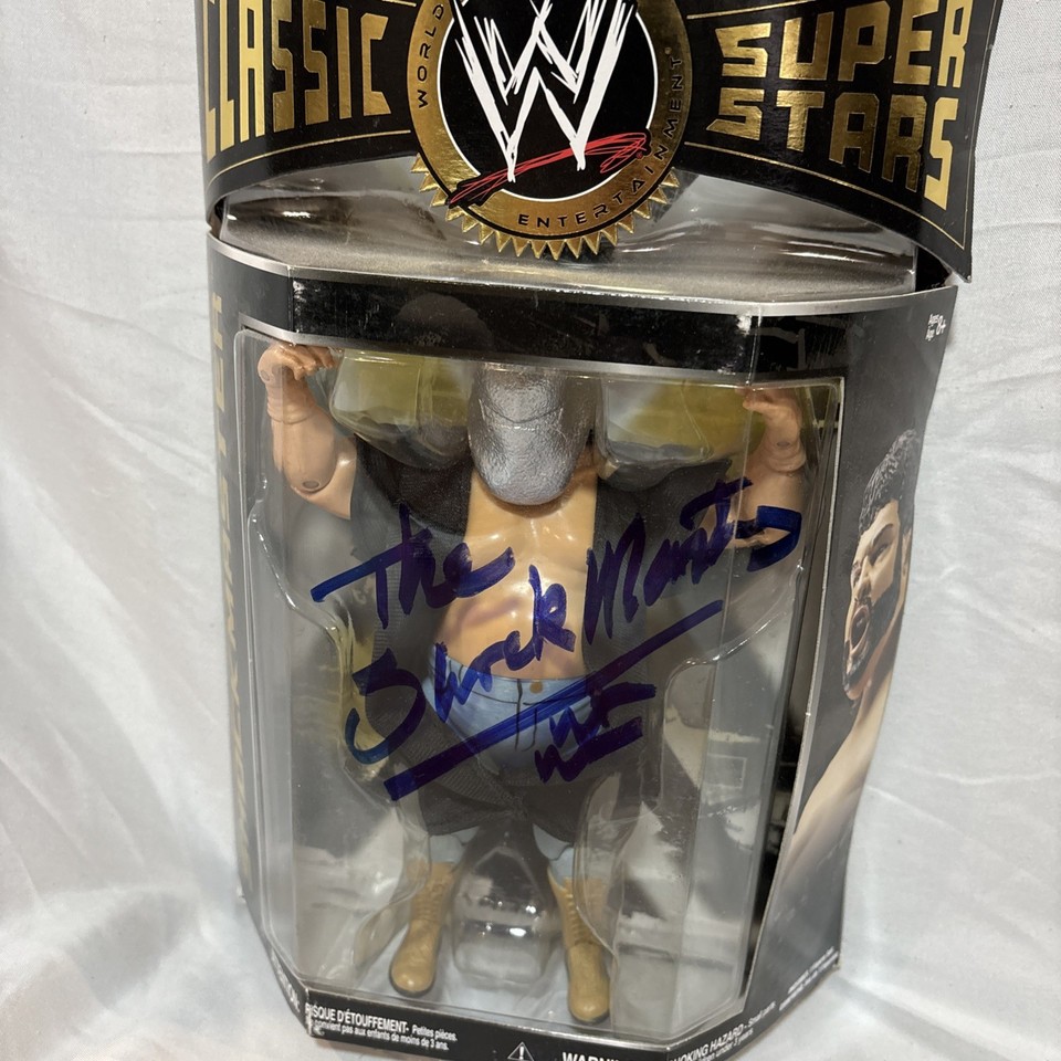 WWE WWF Shockmaster Signed Jakks Classic Superstars 16 Action Figure | eBay