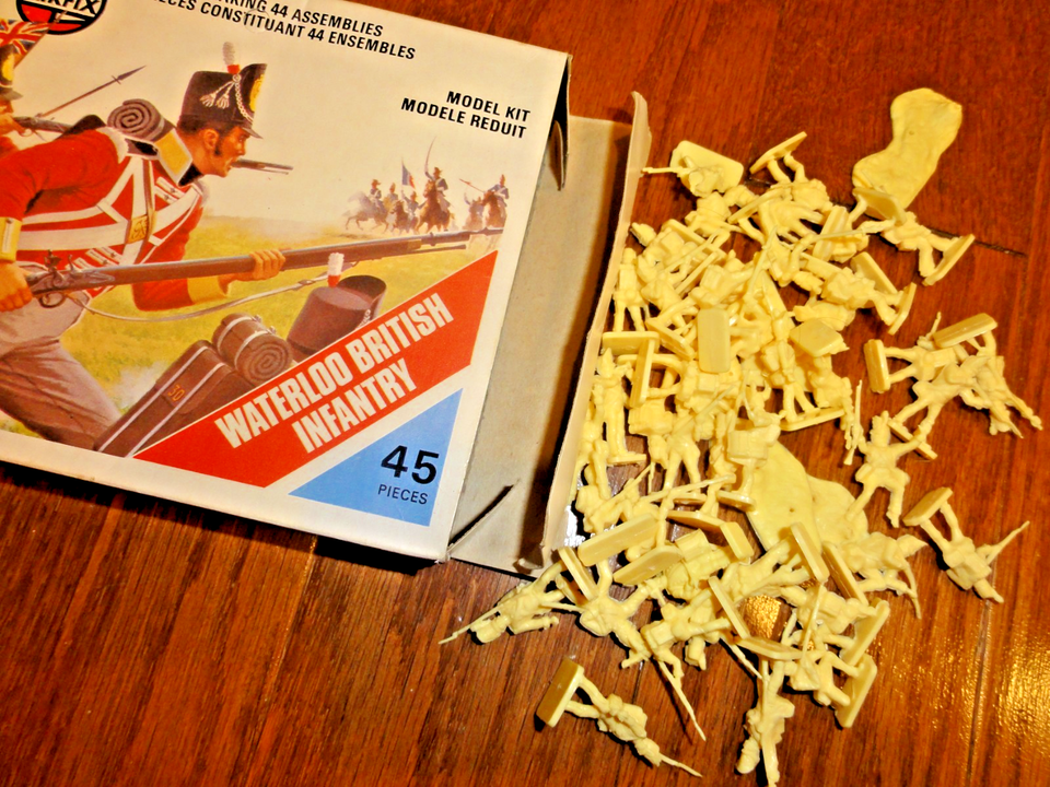 Vintage Airfix Battle of Waterloo Assault Set HO/OO Scale No. 51653-6 ...