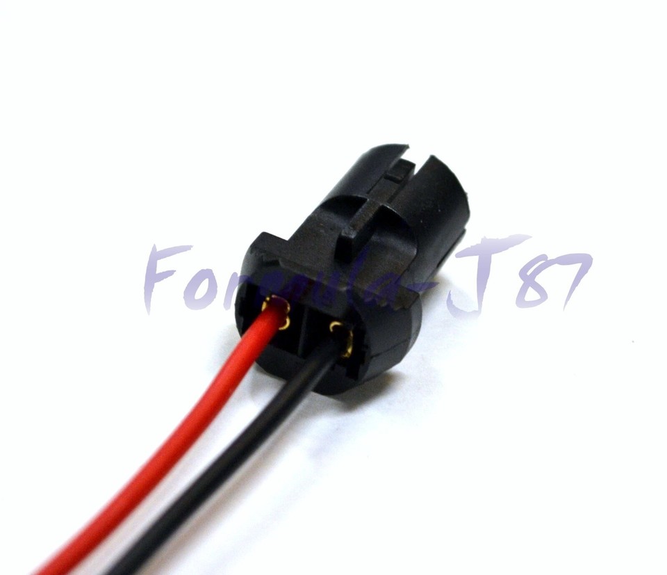 Universal Pigtail Wire Female Socket 168 T10 PBL License Plate Tag ...