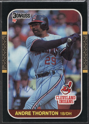 Andre Thornton Indians Autographed 1986 Leaf #279 w/COA 122923NPCD89 | eBay