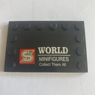 Lego minifigure base Plate world stage Used | eBay Australia