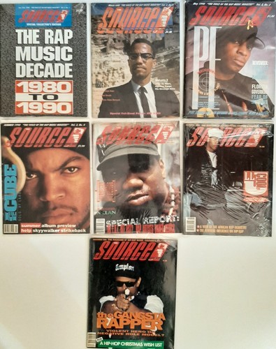 VERY RARE The Source Magazine 1990 Lot ~ All 7 Issues from #10 to #16 ...
