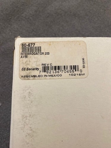 GE SECURITY 60-677 INTERROGATOR AUDIO VERIFICATION MODULE 2 WAY AVM ...
