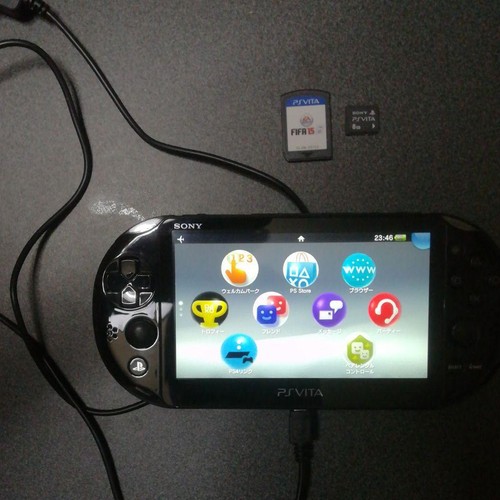 PS playstation Vita pch-2000 za22 black console only from JAPAN memory charger | eBay