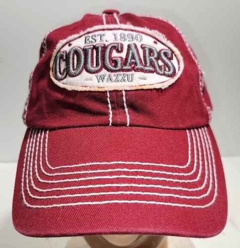 WSU Wazzu Washington State Cougars NCAA baseball cap hat. One size fits ...