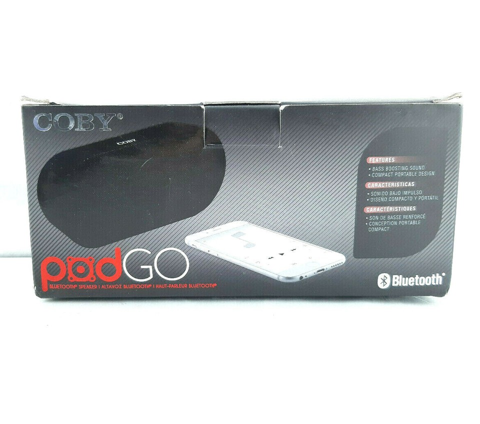 COBY PodGO Series Wireless Rechargable Bluetooth Speaker | eBay