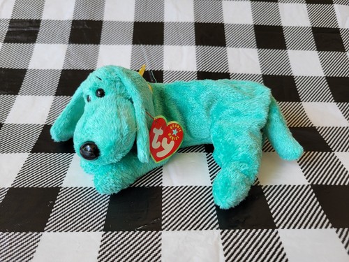 TY Beanie Baby | DIDDLEY the Green Dog | NonMint Tag | eBay