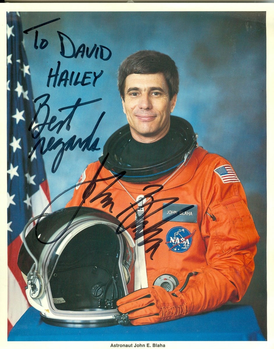 John Blaha Astronaut In Space