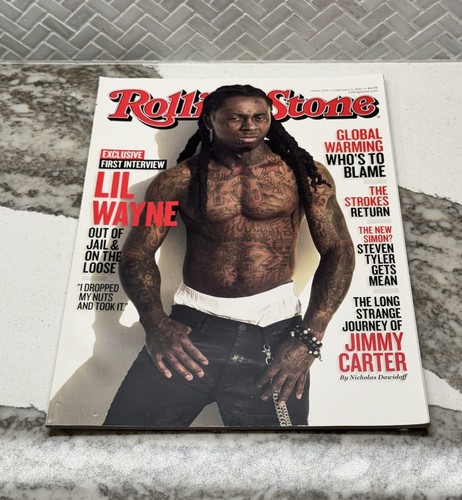 Rolling Stone Magazine February 3 , 2011 Lil Wayne - Steven Tyler - Jimmy Carter | eBay