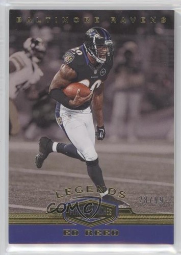 2019 Panini Plates & Patches Legends /99 Ed Reed #158 HOF | eBay