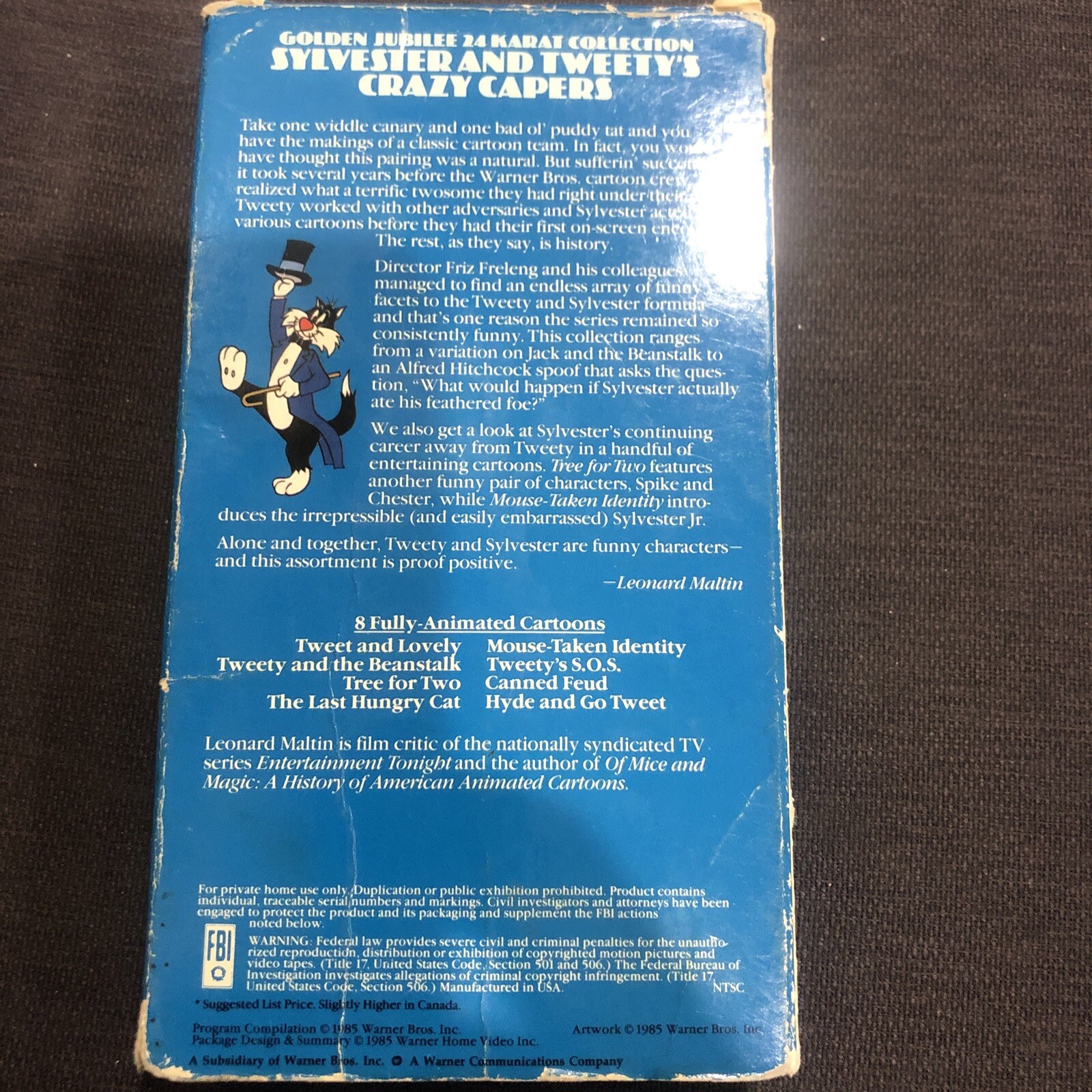 Warner Bros. Golden Jubilee 24 Karat Sylvester & Tweety's Crazy Capers ...