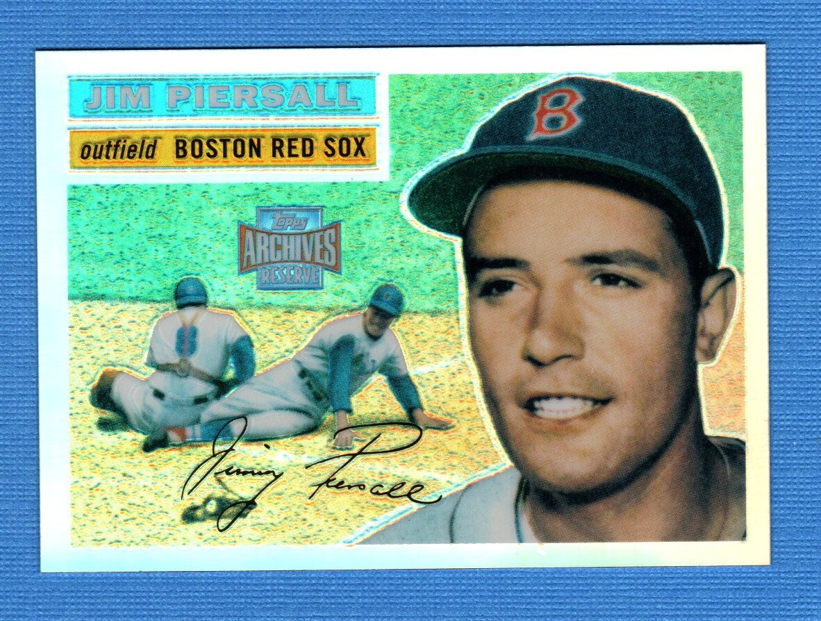 2001 Topps Archives Reserve #66 Jimmy Piersall Boston Red Sox 1956 | eBay