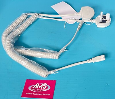 2 x Oxford, Liko, Arjo etc Hoist Charging Lead Connects to Linak ...