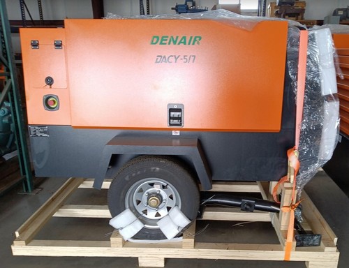 Denair - TIER 4 - Towable Air Compressor W/ Yanmar 40 HP Diesel Engine ...