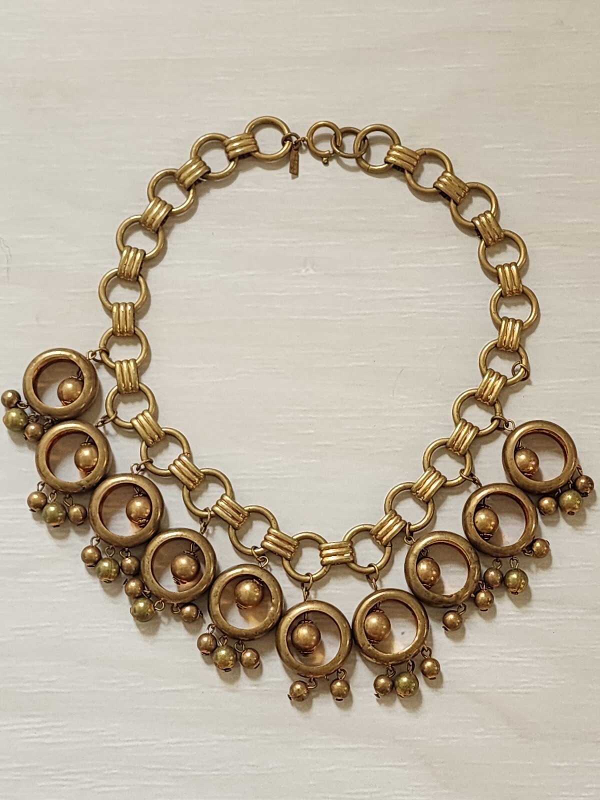 Vintage Unusual 1930s Monet Jewelers antique Circle B… - Gem