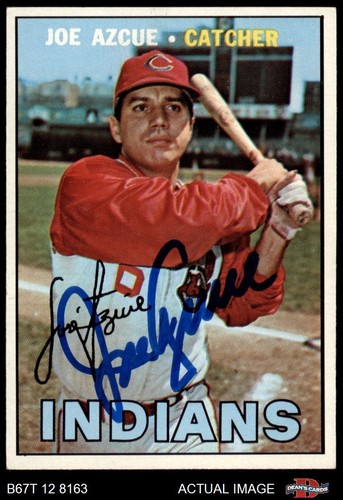 1967 Topps #336 Joe Azcue Indians AUTO Signed | eBay