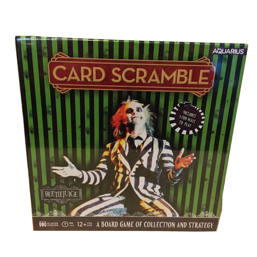 Card Scramble BEETLEJUICE Board Game Of Collection And Strategy by ...