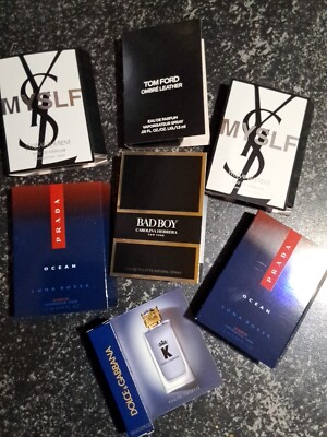 MENS AFTERSHAVE Bundle JOB LOT Lacoste Dolce Gabana Travel Mini Ysl Tom ...