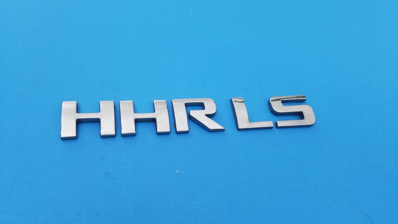 06 07 08 09 10 11 CHEVROLET HHR LS REAR CHROME EMBLEM LOGO BADGE SET ...