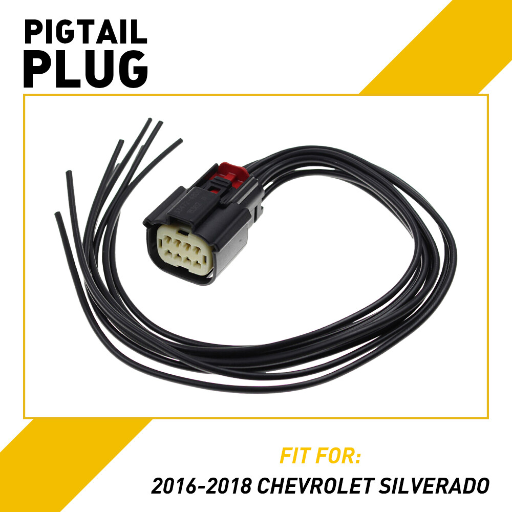2016-2018 Chevrolet Silverado Headlight Connector Pigtail Plug For 6 ...
