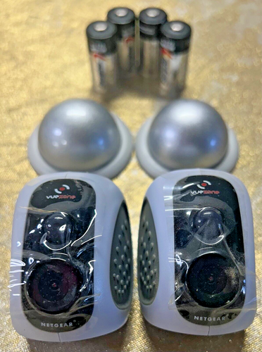 Netgear Vuezone Wireless Add-On Cameras Lot Of 2 Cameras Mounts And ...