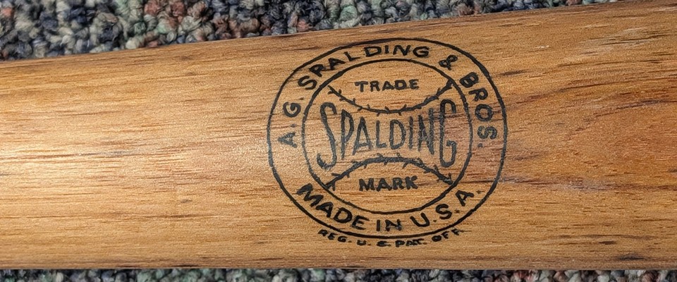 Vintage Spalding Model Bat 35" Lou Gehrig Yankees HOF | eBay