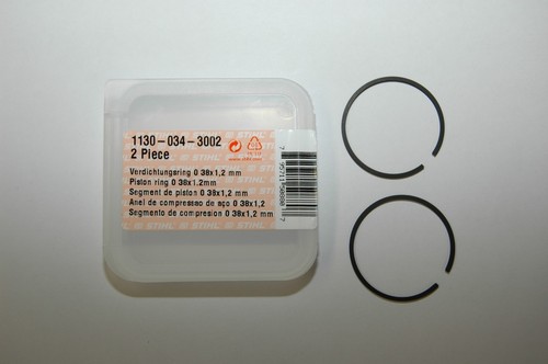 1130 2x Original Stihl Kolbenringe 38 x 1,2 mm 018 MS 180 181 MS180 ...