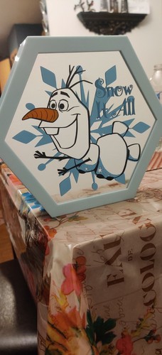 New Disney Frozen 2 Infinity Mirror Light Olaf Snowman With 3D Lights ...